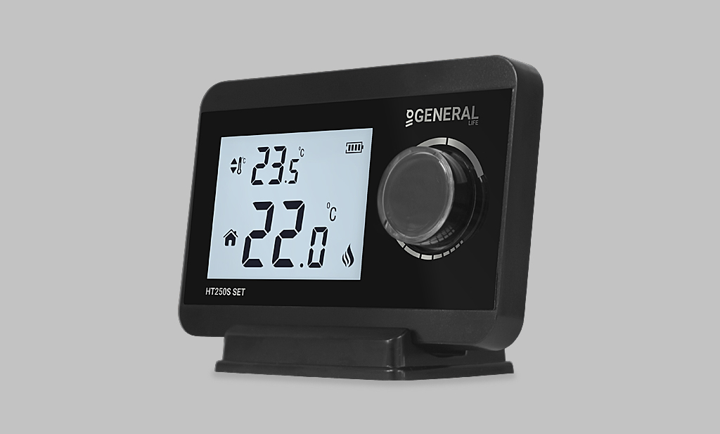 ΘΕΡΜΟΣΤΑΤΗΣ GENERAL HT 250SET BLACK
